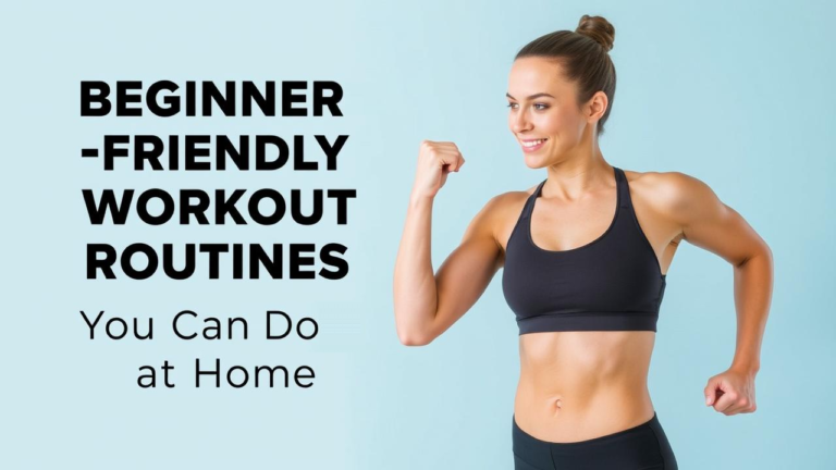 Beginner-Friendly Workout Routines You Can Do at Home - GetWellFit